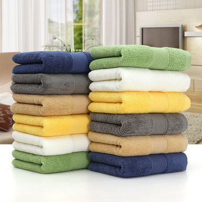 35*75cm/70*140cm colorful cotton wholesale face towels bath towels
