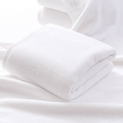 White Cotton Hotel SPA beauty Soft Bath Towel 70*140cm Big Hotel Towel