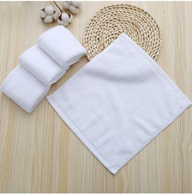 Plain Design Wholesale Luxury 30*30cm Cotton Terry Towels Hotel Hand Towel