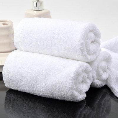 hotel towel 70*140cm cotton soft white bath towel.