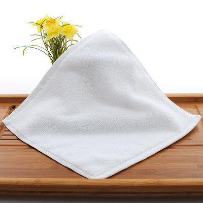 30*30cm Wholesale 100% Cotton Hotel hand towels hotel satin band hand towels