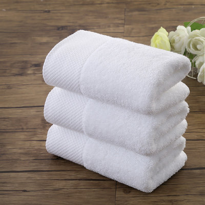 Hotel towel 35*75cm high quality 100% cotton soft white hotel towel