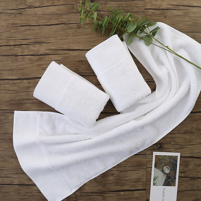 Hotel towel 35*75cm high quality 100% cotton soft white hotel towel