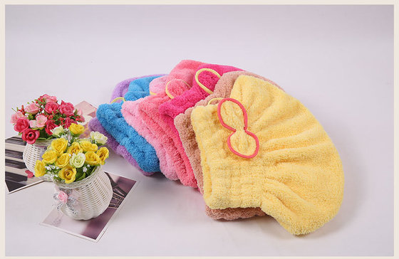 coral fleece hair-drying towel cap Hair Wraps/Magic Fast Dry Towel