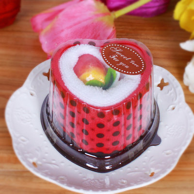 High quality cotton square gift towel / cake towel/gift towel set packing