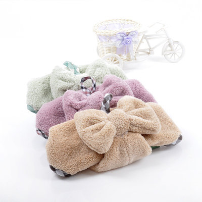 wholesale Cute Cartoon hanging Microfiber kitchen hand towel