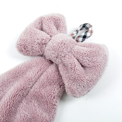 wholesale Cute Cartoon hanging Microfiber kitchen hand towel