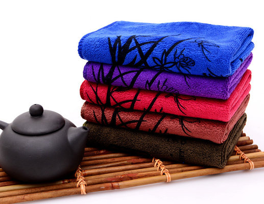 Hot sale plain microfiber tea towels, microfier tea towels bulkl, custom tea towel printing