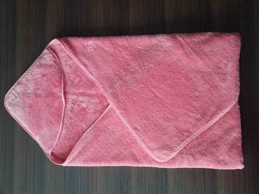 microfiber coral fleece baby hooded towels