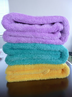 bathroom quick-dry soft feeling coral fleece hair dry cap bath towel