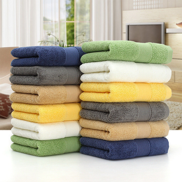 35*75cm/70*140cm colorful cotton wholesale face towels bath towels