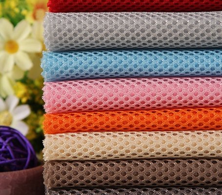 sandwich air mesh fabrics 3D spacer fabbic Air layer mesh 100% polyester 3d air mesh sandwich mesh fabric