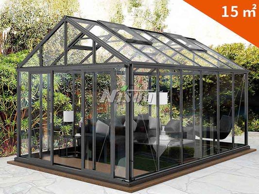 Classic Winter House for Garden and Agriculture/Glass Greenhouse for Vegetable and Flowers Growing/High Quality planter