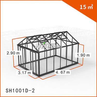 Classic Winter House for Garden and Agriculture/Glass Greenhouse for Vegetable and Flowers Growing/High Quality planter