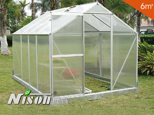 Garden Green House with Polycarbonate Sheet/Walk-in Aluminium Greenhouse/Small Conservatory