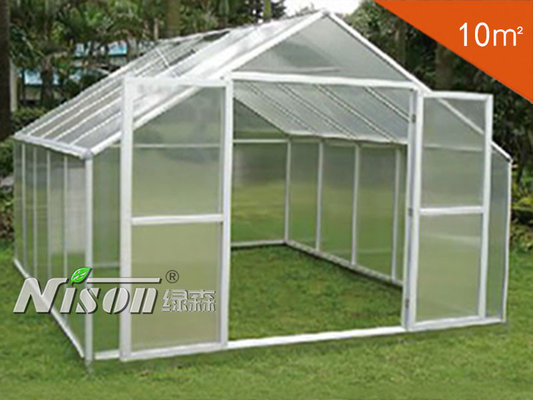 High Quality of Greenhouse with Aluminium Frame and Polycarbonate Sheet/Hydroponics Irrigation System PC greenhouse