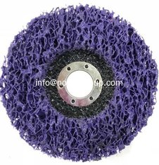 China Purple Strip and Clean Disc Abrasive Blaze type 27, type29 Grit Center Mount Plastic Flat Flap Disc supplier