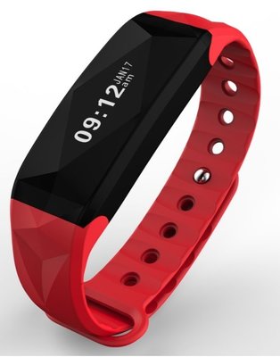 Bracelet, 0.88 inch LCD display, Pedometer, embedded Battery, Bluetooth low energy etc.