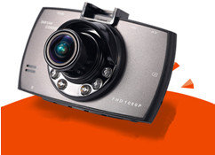 Car Dashboard Camera, Car DVR, Car Video Recorder Full HD 1080P, 2.7 Inch LCD with Dual Lens for Front & Rear view