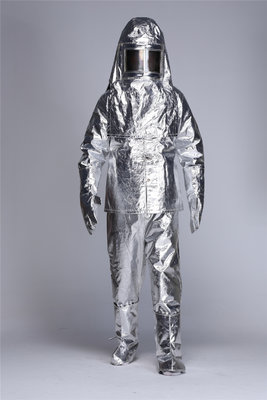 High Performance Aluminized Fire Proximity Suit / Heat Insulation Light Fire Entry Suits