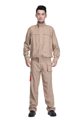 EN11612 NFPA2112 FR Flame Retardant Nomex Coveralls , Fire Resistant Suits 4.5 oz
