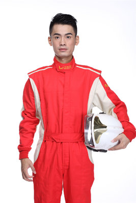 Mens Auto Car Racing Wear Custom Racing Suits White Red Blue Black Color
