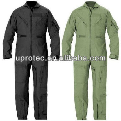 Military Fireproof Flier Suit Flight Uniform Flight Pilot Coveralls XS - XXXXL Customized Size