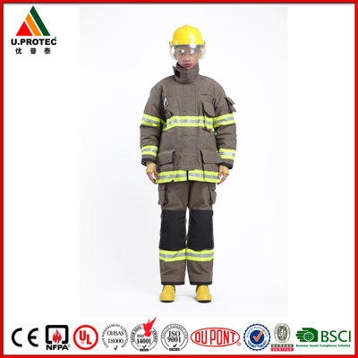 Fire Proof Clothing Firefighting Uniforms Static Resistant and Waterproof EN469 NFPA1971