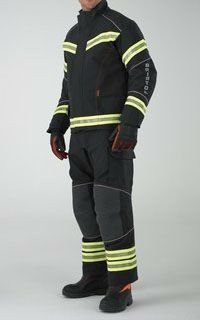 Navy Blue Dupont Nomex Euro Size Firefighter Clothing Resistant Fabric