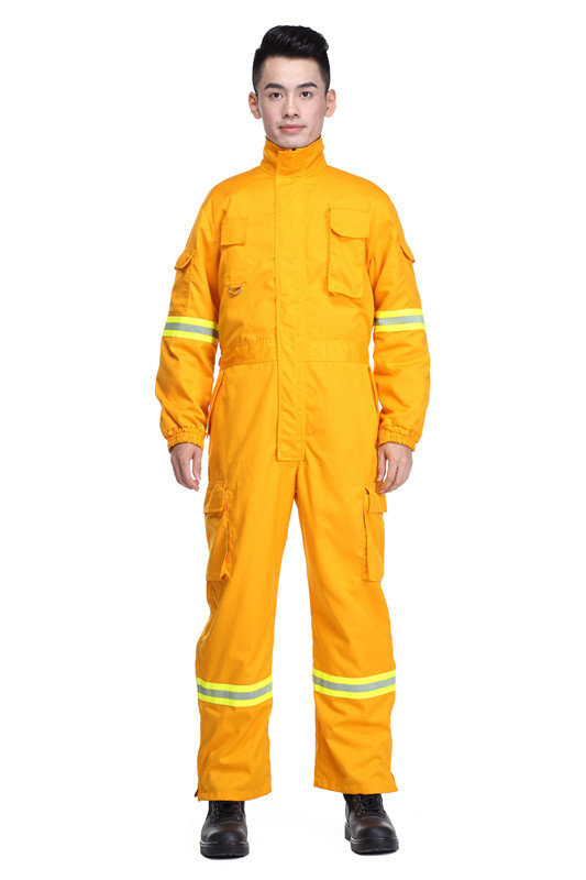 EN11612 Flame Retardant Firefighter Rescue Suit Uniform for Firefighting