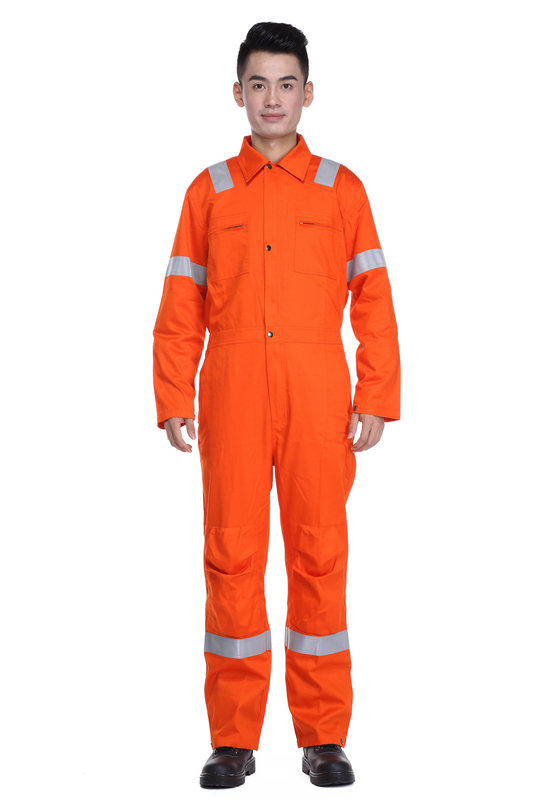 Oil Field Safety Flame Retardant Coveralls Anti Static Clothing Royal Blue Red Orange Color