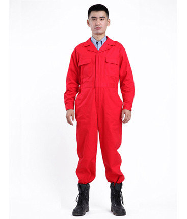 Red Hi Vis Aramid Antistatic Flame Retardant Coveralls Safety Apparel for Worker
