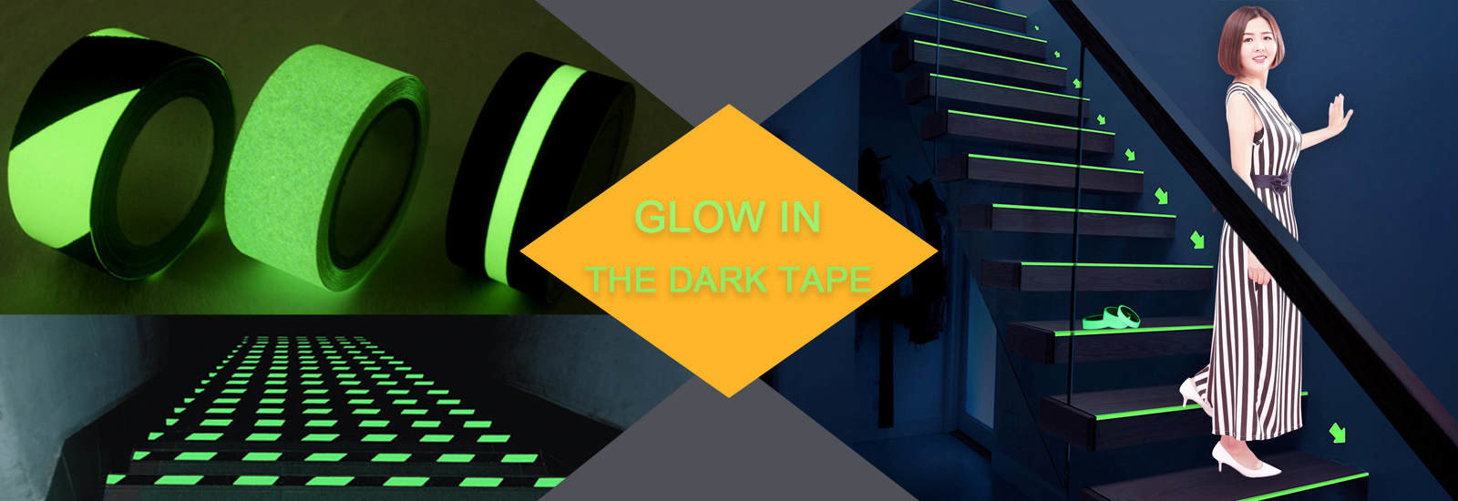 Glow In The Dark Adhesive Tape