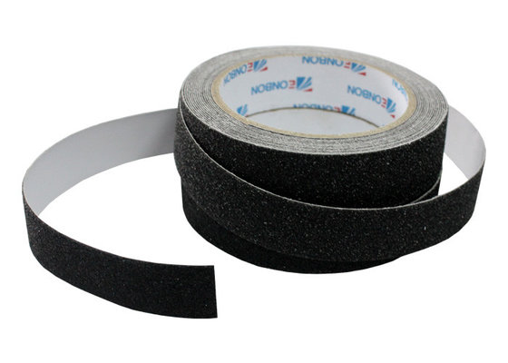 Kindergartens Black Anti Slip Tape / High Schools Non Slip Adhesive Tape