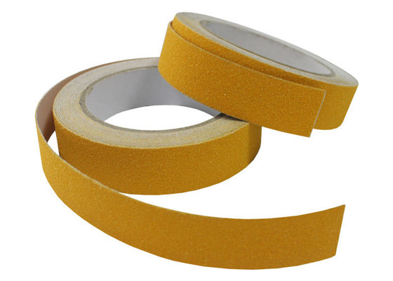Heat - Resistance Safety Grip Tape Yellow Non Skid Tape For Preventing Slipping