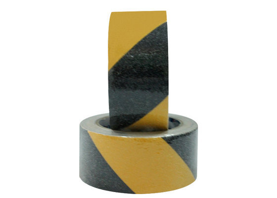 Durable Viscosity Anti Slip Tape Yellow And Black / Subway Non Skid Safety Tape