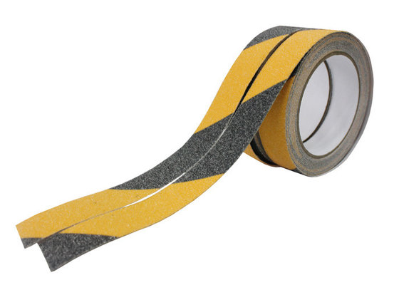 Durable Viscosity Anti Slip Tape Yellow And Black / Subway Non Skid Safety Tape