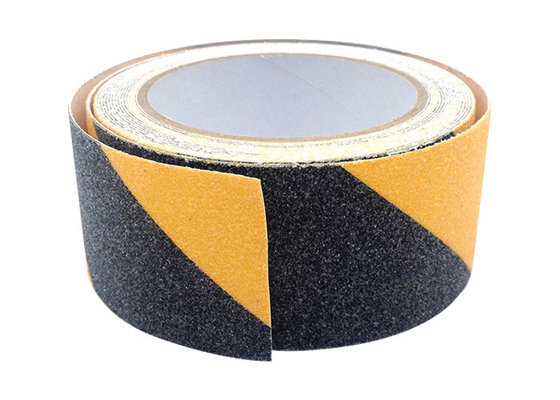 Good Tensile Strength Abrasive Anti Slip Tape , Solvent Acrylic Non Skid Tread Tape