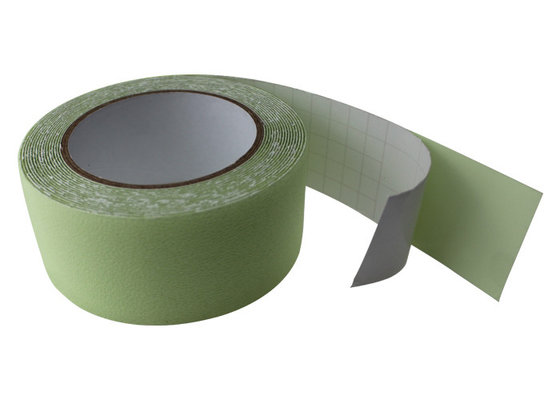 Green Waterproof Non Slip Shower Tape With Solvent Adhesive Illuminate In Night