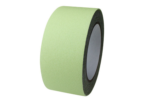 Green Waterproof Non Slip Shower Tape With Solvent Adhesive Illuminate In Night