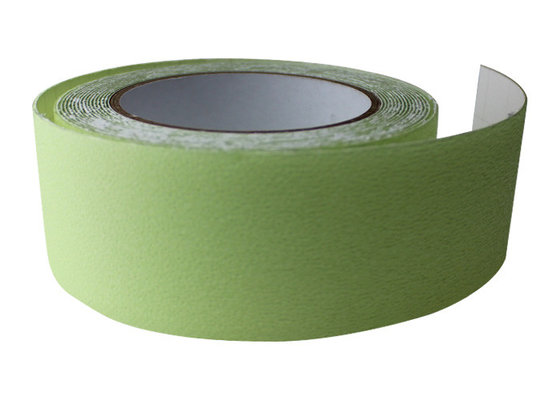 Green Waterproof Non Slip Shower Tape With Solvent Adhesive Illuminate In Night