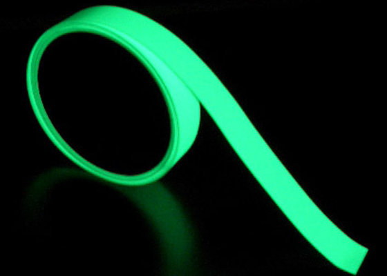 Decoration Fluorescent Tape For Stairs / Long Lasting Glow In The Dark Tape