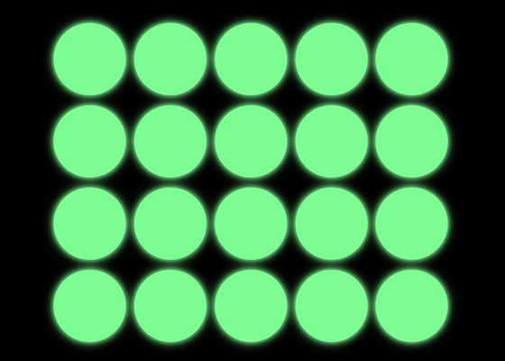 Non-Toxic Photoluminescent Adhesive Glow In The Dark Tape Dots