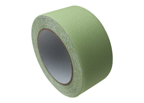 Luminous Safety Grip Anti Slip Tape , Green Bathroom Stairs Anti Slip Tape