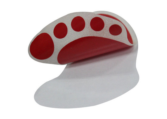 Footprint PEVA Rubber Non Slip Shower Tape For Bathroom And Bathtub