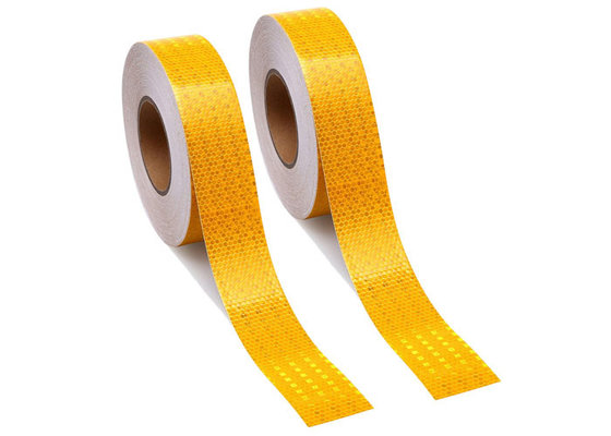 Self Adhesive Vehicle Safety PVC Honeycomb Reflective Warning Tape