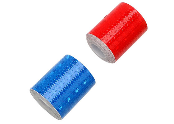 Self Adhesive Vehicle Safety PVC Honeycomb Reflective Warning Tape