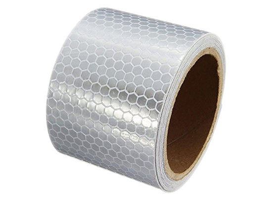 Self Adhesive Vehicle Safety PVC Honeycomb Reflective Warning Tape