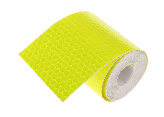 Durable Traffic Fluorescent Reflective Tape / Sticky Retro Reflective Tape