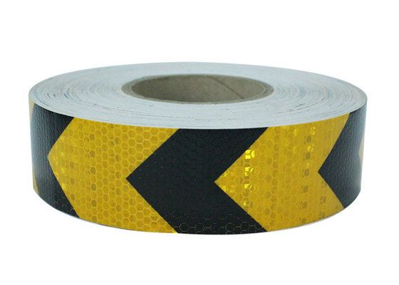 Durable Traffic Fluorescent Reflective Tape / Sticky Retro Reflective Tape